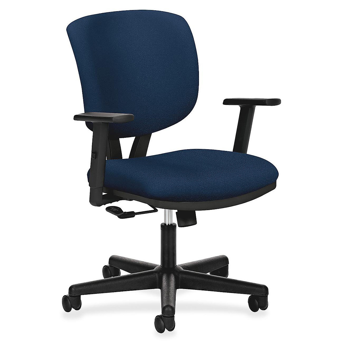 HON Volt Low-Back Task Upholstered Computer Chair for Office Desk, Blue