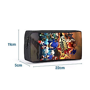 Troishui Cartoon Backpack Set 17 Inch Backpack with Lunch Bag Pencil Bag Backpack 3pcs Set -2