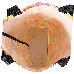 EXQUIMEUBLE Shopping Bag with Wheels Grocery Bag with Wheels Grocery Cart Cloth Pouch Shopping Bags for Groceries Collapsible Dolly Large Capacity Grocery Bag Outdoor Lining Oxford Cloth