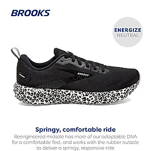 Brooks Women’s Revel 6 Neutral Running Shoe - White/Black/Alloy - 8.5 Medium