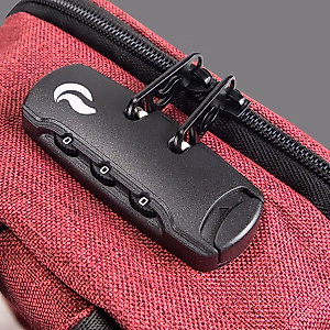 Skunk Mini Backpack- Smell Proof (Burgundy)