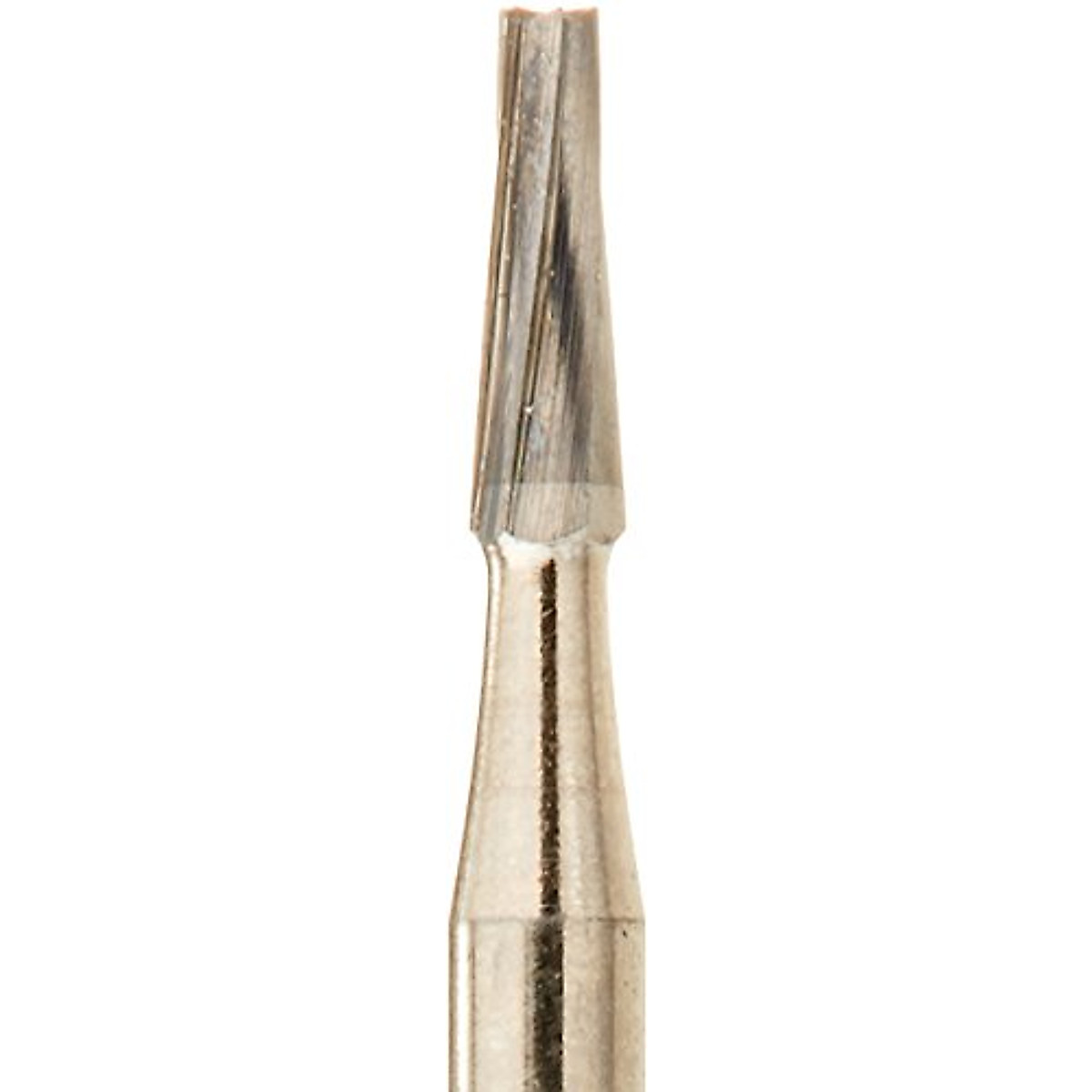 QUALITEOperative Carbide Burs FGOS171 (1.2 mm head size, 3.7 mm head length), Friction Grip Shank with Surgical Length, Flat End Taper, Made in Canada (Pack of 10)