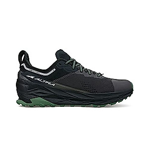 ALTRA Men's Olympus 5 Trail Running Shoe, Black/Gray, 12