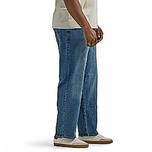 Lee Men's Big & Tall Premium Select Custom Fit Loose Straight Leg Jean, Drifter, 44W x 32L