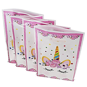 SoFire 30 PCS Unicorn Party Bags Gift Bags for Unicorn Birthday Party Supplies