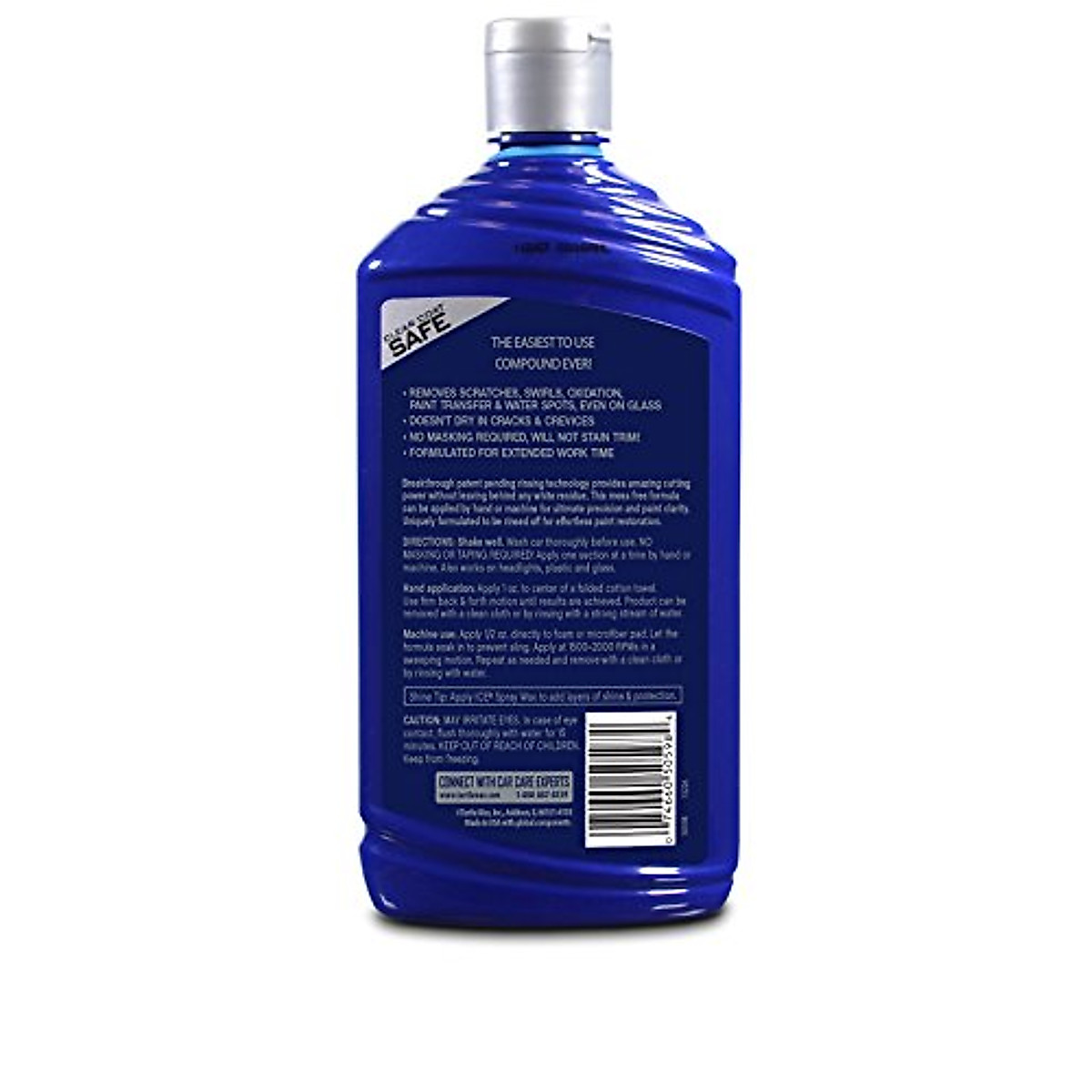 Turtle Wax - 50598 Speed Compound, 16 oz, White, Bottle