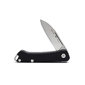 Buck Knives 250 Saunter Slip-Joint Folding Pocket Knife, 2 3/8" 154CM Blade, Micarta Handle