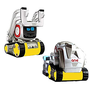 IPG for Cozmo Robot Face Screen Guard Decoration KIT Include Wheels&Body Set 7 Units Decals+2 Units Screen Protector (Yellow)