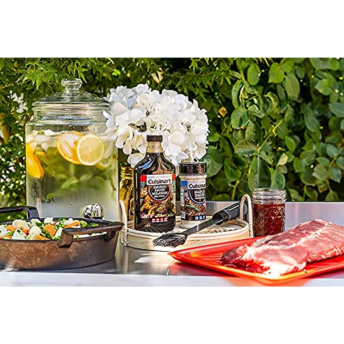 Cuisinart CPK-200 Grilling Prep and Serve Trays, Black and Red Large 17 x 10. 5