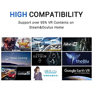 Pimax 5K Plus VR Headset with Wide 200 Degrees FOV, Dual 2560x1440p CLPL Panels, UHD for watching180/360 Panoramic Videos, PC VR, Steam VR Gamers, US Plug Adapter