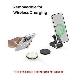 SODI Continuity Camera Mount for Desktop Monitor & iMac Compatible iPhone Webcam Mount with Mag-Safe for Mac and Displays, Mac OS Ventura, Work for Facetime, Desk View, Black