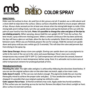 Moneysworth & Best Unisex's Brillo Color Spray Shoe Dye, Chocolate, 127g/4.05oz