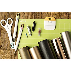 Cricut StandardGrip Machine Mats 12in x 24in, Reusable Cutting Mats for Crafts with Protective Film, Use with Cardstock, Vinyl and More, Compatible with Cricut Explore & Maker, (Green, 3 Count)