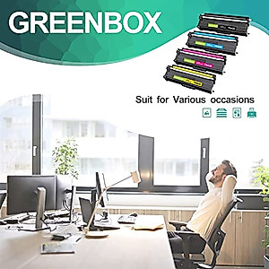 GREENBOX TN436 Toner Cartridge Compatible for Brother TN436 TN433 6,500 Pages High Yield, for Brother HL-L8360CDW HL-L8260CDW MFC-L8610CDW MFC-L9570CDW MFC-L8900CDW Printer (Black Cyan Yellow Magenta)