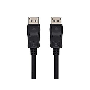 Monoprice 8K DisplayPort 2.0 Cable - 10 Feet | 80.0Gbps, 16K Resolution, Supports NVIDIA G‑Sync AMD FreeSync, Compatible for Gaming Monitor, TV, PC, Laptop and More