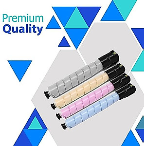 Versalink C9000 Remanufactured C9000 High Capacity Black Cyan Magenta Yellow Toner Cartridge Replacement for Xerox 106R04074 106R04075 106R04076 106R04077
