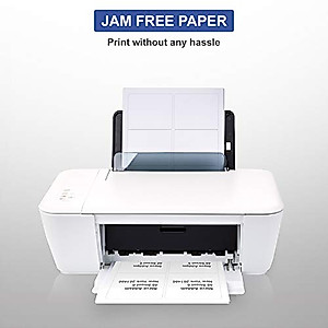 TYH Supplies Shipping Address Labels 3 1/3 x 4 Inch, White Matte, 300 Labels, Laser & Inkjet Printer, Strong Adhesive, Compatible with Avery 8164 & 5264 Template