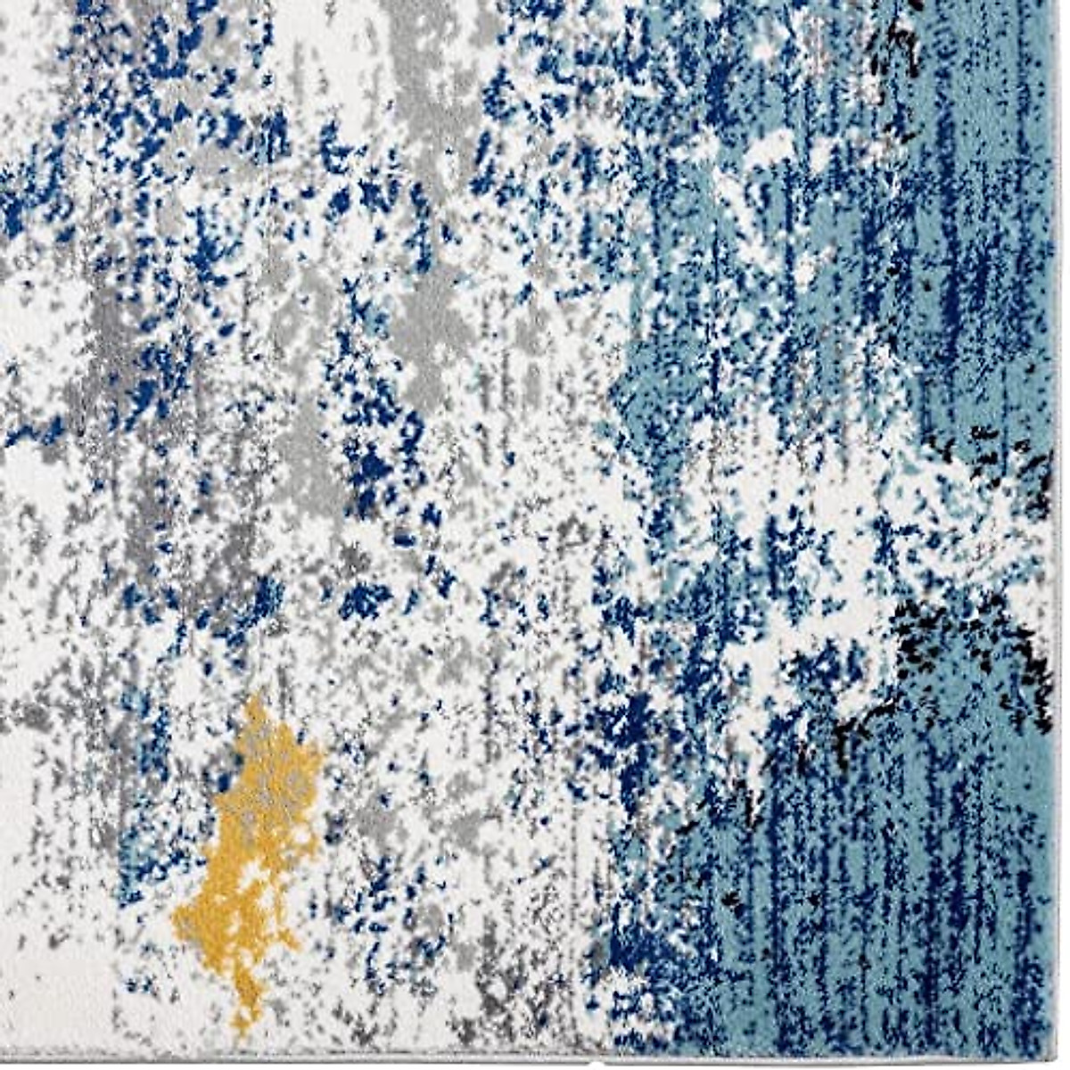 LUXE WEAVERS Victoria Collection Multi 6x9 Abstract Area Rug