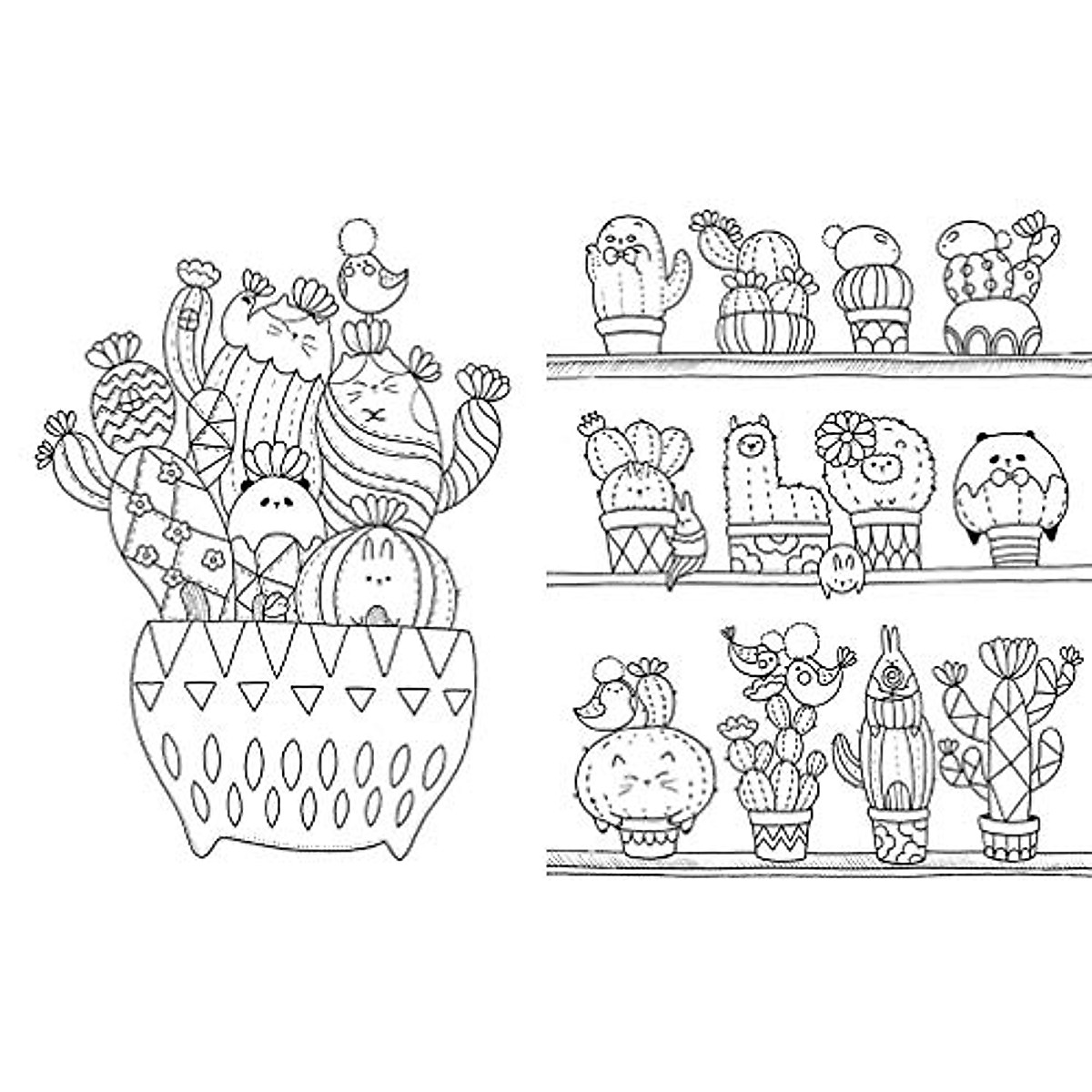 A Million Cute Animals: Adorable Animals to Color (A Million Creatures to Color) (Volume 9)