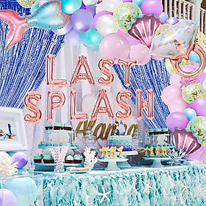 LaVenty 98 PCS Luxury Last Splash Balloons Mermaid Bachelorette Party Decorations Last Splash Bachelorette Party Decoration Mermaid Bridal Shower Party Supplies Last Splash Party Favors