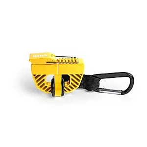 Klitch Footwear Clip, Shoe Bag, Hang Extra Shoes Cleats Boots or Gear on Your Bag. Works on Soccer, Baseball, Basketball, Track, Running Shoes, Flip Flops and More. Yellow