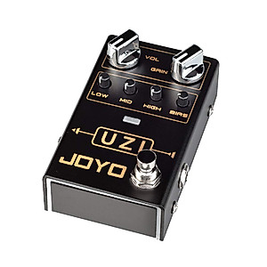 JOYO R-03 UZI R Series Distortion Heavy Metal Pedal Bundle with JF-324 Gate of Kahn Noise Gate Mini Pedal for Electric Guitar Effects