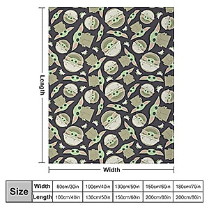 Anime Blanket Flannel Fleece Soft Cozy Warm Throw Blanket Bed Blanket for Sofa Living Room Adult Gifts 40x50in