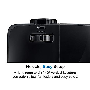 Optoma S336 SVGA Bright Professional Projector | Lights-On Viewing with 4000 Lumens | Latest DLP Technology | Business Presentations, Classrooms, or Home | 15,000 Hour lamp Life | Speaker Built in