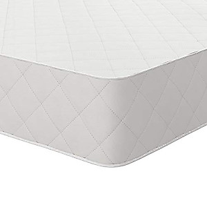 Safety 1st Polypropylene Vinyl Cover Heavenly Dreams Deluxe Dual 2-in-1 Baby Crib and Toddler Mattress, Waterproof and Stain Resistant Cover,Firm, White