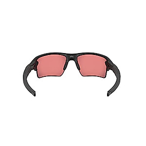 Oakley Men's OO9188 Flak 2.0 XL Rectangular Sunglasses, Matte Black/Prizm Trail Torch, 59 mm