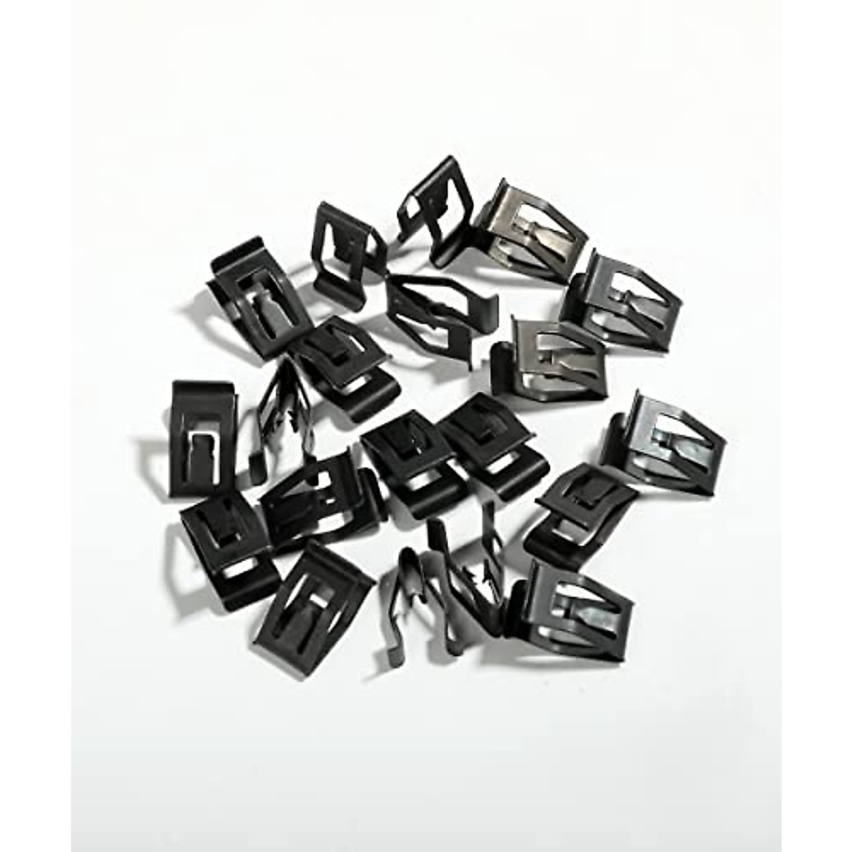 ESEWALAS 20PCS Dashboard Trim Clips,Automotive Car Metal Retainer Car Front Console Retainer,Front Console Dash Dashboard Trim, Metal Dash Retainer Clips Replacement for Mose Cars