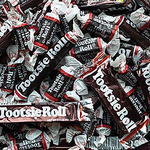 Tootsie Roll Mega Mix, 5 Different Shapes and Sizes of Classic Chocolatey Tootsie Rolls, 4 Pound
