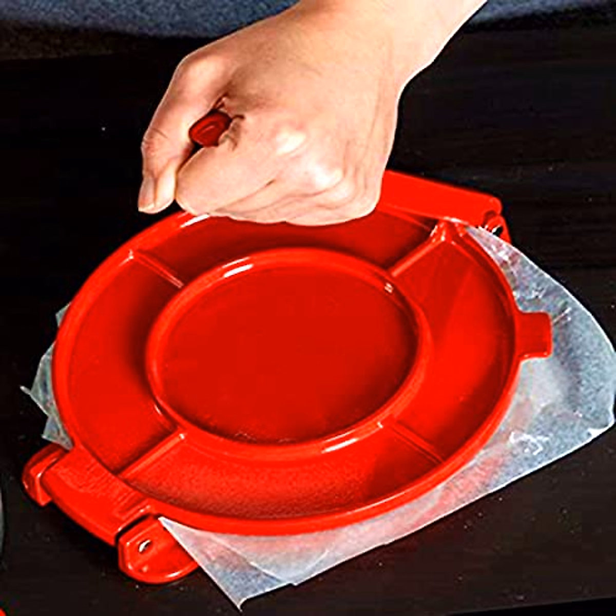 RBRSLALA 8 inch Tortilla Press Foldable Aluminum Tortilla Press Dough Press Baking Tools DIY Baking Tool Accessories