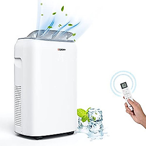 EUHOMY 10000 BTU Portable Air Conditioners Standing AC Floor Standing Air Conditioner 3-1 Portable Air Conditioner with Window Installation Kit, Floor AC with Remote Control for 350 sq. ft. Room