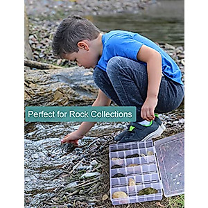 Avlcoaky Tackle Box Organizer 4 Pack 36 Compartment Bead Storage Container Jewelry Art & Craft Boxes with Dividers