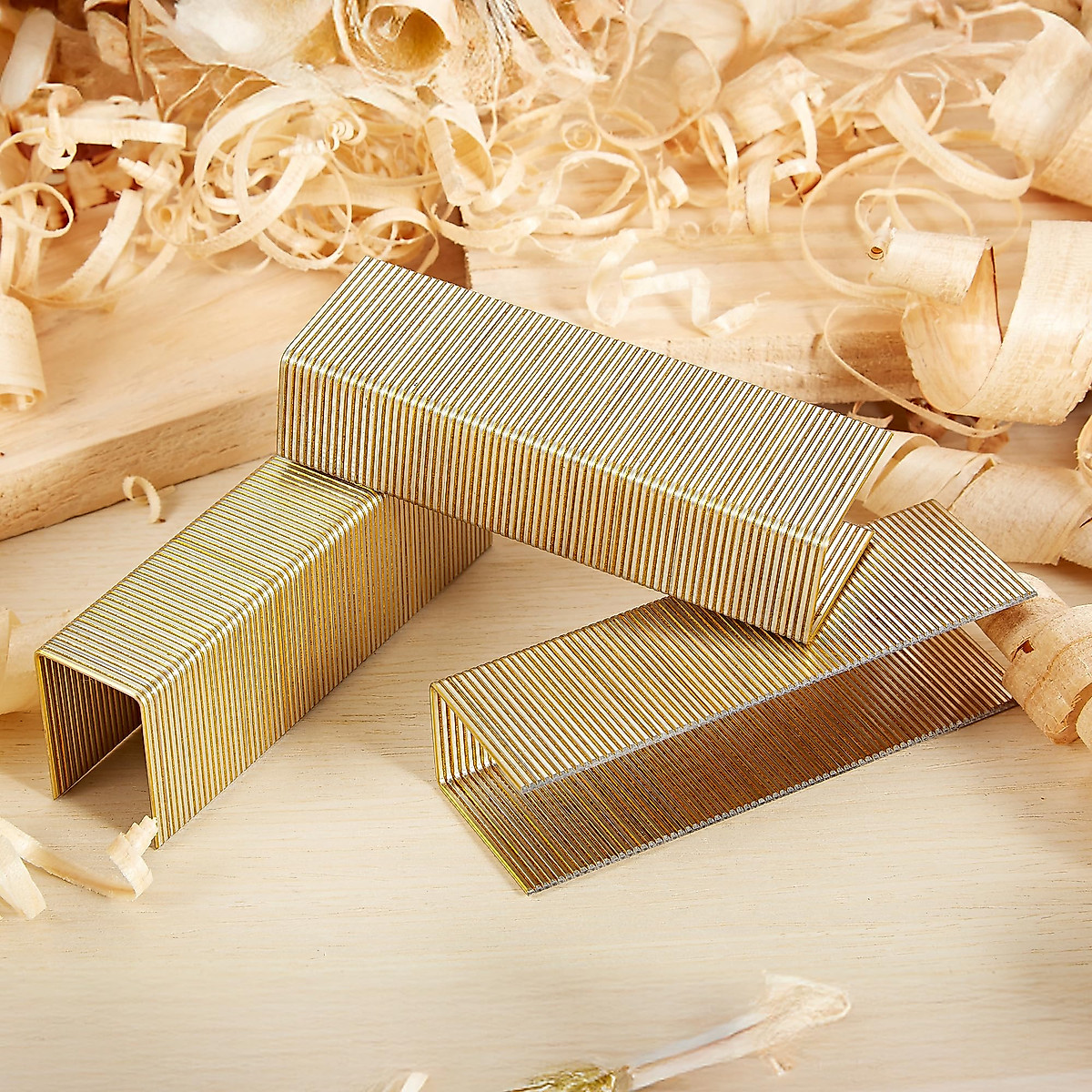 meite P32 16 Gauge 1-Inch (26.4 mm) Wide Crown by 1 1/4-Inch Length Galvanized Construction Staples Heavy Wire Staples (10,000 PCS)