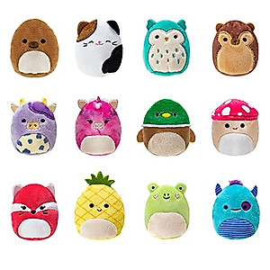 Squishville by Original Squishmallows All-Star Squad - 12 Fan Favorites, Including Hans, Cam, Malcolm, Avery, and More - Amazon Exclusive