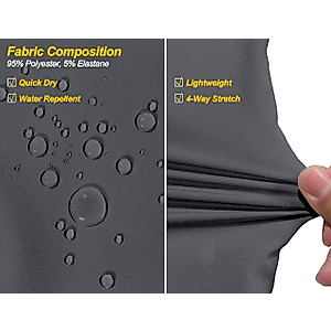 Little Donkey Andy Women's Quick Dry 3/4 Pants Capri Shorts Lightweight Hiking Travel Casual Steel Gray M