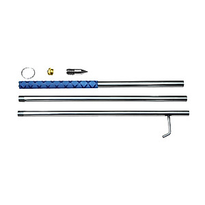 RAOMEIDE 48" Heavy Duty Fireplace Poker Tools, Outdoor Fire Poker for Fire Pit Camping, Campfire Extra Long Fire Pit Poker Stick, Firepit Poker