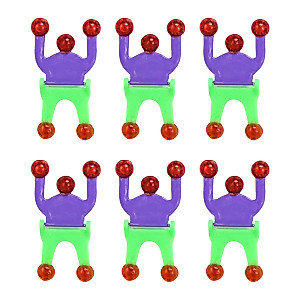 6pcs Wall Walker Climbing Man Toy Window Crawler Toy Toy Toy Sticky Rolling