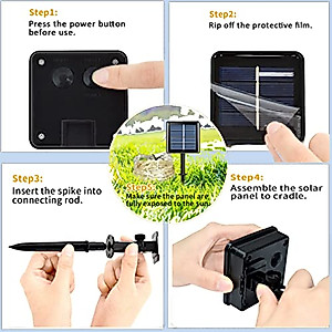 INMKALI Solar String Lights Outdoor Waterproof Big & Super Bright LED Christmas Lights 2-Pack 2400MAH 144FT 400L Fairy Lights 8 Lighting Modes for Garden Patio Tree Party Wedding (Cool White)