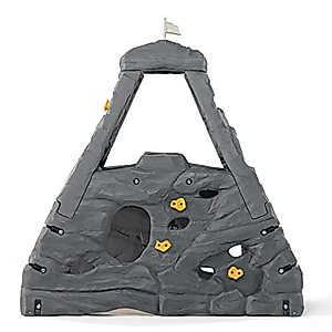 Step2 Skyward Summit Climber – Authentic Kids Playset Rock Climbing Wall with Four Unique Climbing Walls, Two Cargo Nets, Floor Net, and Flag – Rock Climbing Jungle Gym for Backyard