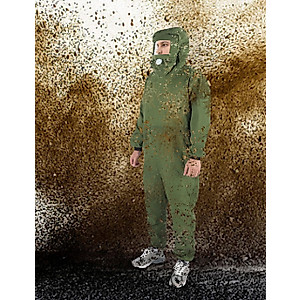 Sand Blasting Hood Suit Sand Blasting Suit Protective Hood Splash Work Protection for Cast Iron Shipbuilding