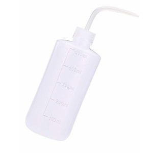 KingWei 3 PCS Tattoo Bottle Squeeze Wash Bottle Safety Wash Bottle 500ml Convenient Green Soap Supply Wash Tattoo Accessories,Plastic Squeeze Bottle with Scale Labels Watering Tools(16oz/3PCS)