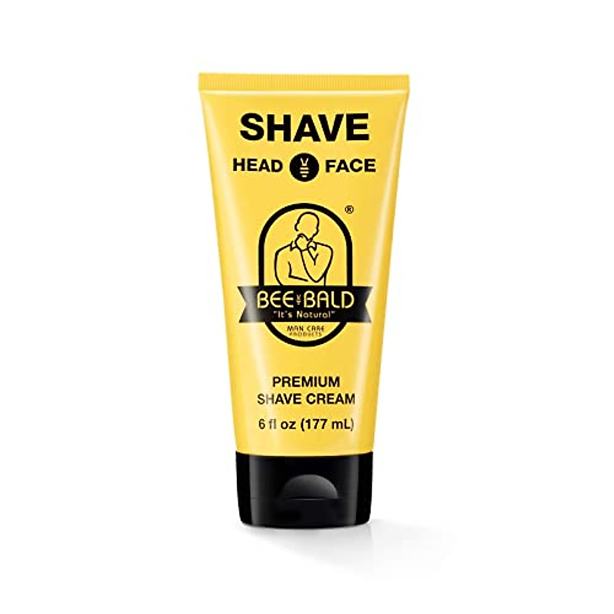 Bee Bald HEAL Post Shave Healing Balm & Bee Bald SHAVE Premium Shave Cream Bundled Together For Less!