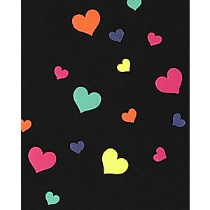 The Children's Place baby girls The Children's Place and Toddler Long Sleeve Sweatshirt Knit Pants 2-piece Sets Leggings, Black, 12-18 Months US