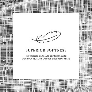 ienjoy Home 4 Piece Polkadot Patterned Home Collection Premium Ultra Soft Bed Sheet Set, Queen, Gray