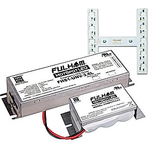 Fulham Lighting FHSKITT06SHC HotSpot1 LED Emergency Battery Back Up Kit, 100-277V Silver