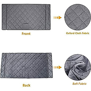 Golf Cart Seat Covers,EZGO Seat Cover,Heavy Duty Golf Cart Seat Blanket,Waterproof Travel Sports Cart Seat Cushion Covers for 2 Person Seats Club Car,Winter Golf Cart Accessories,Golf Cart Seat Cover