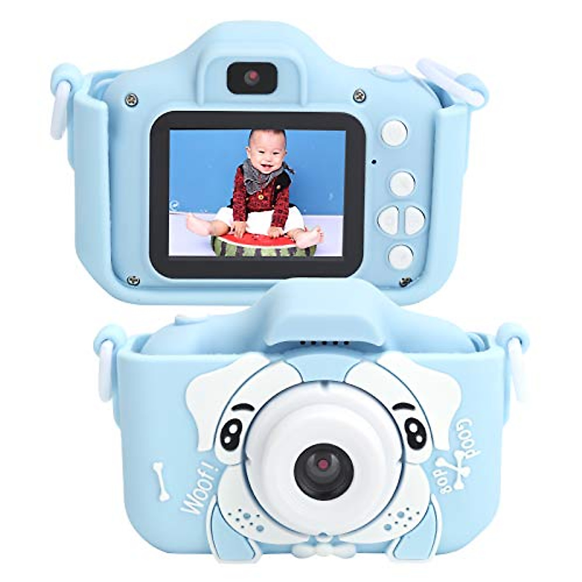 Mini Kids Camera, X5S 1080P Video Digital Camera, 13MP Children Selfie Camera with 2 Inches Large Screen, Gift for Boys and Girls (Blue)